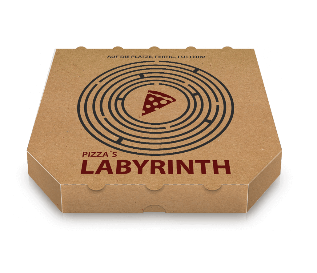 mypizzabox – Labyrinth 32 cm x 32 cm | 3.800 Stück – Individuell ...